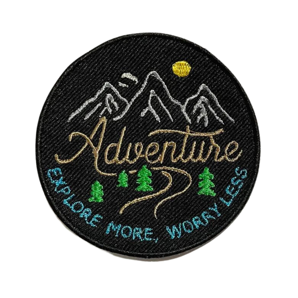 Explore More, Worry Less Patch - Black| Notchgear.com