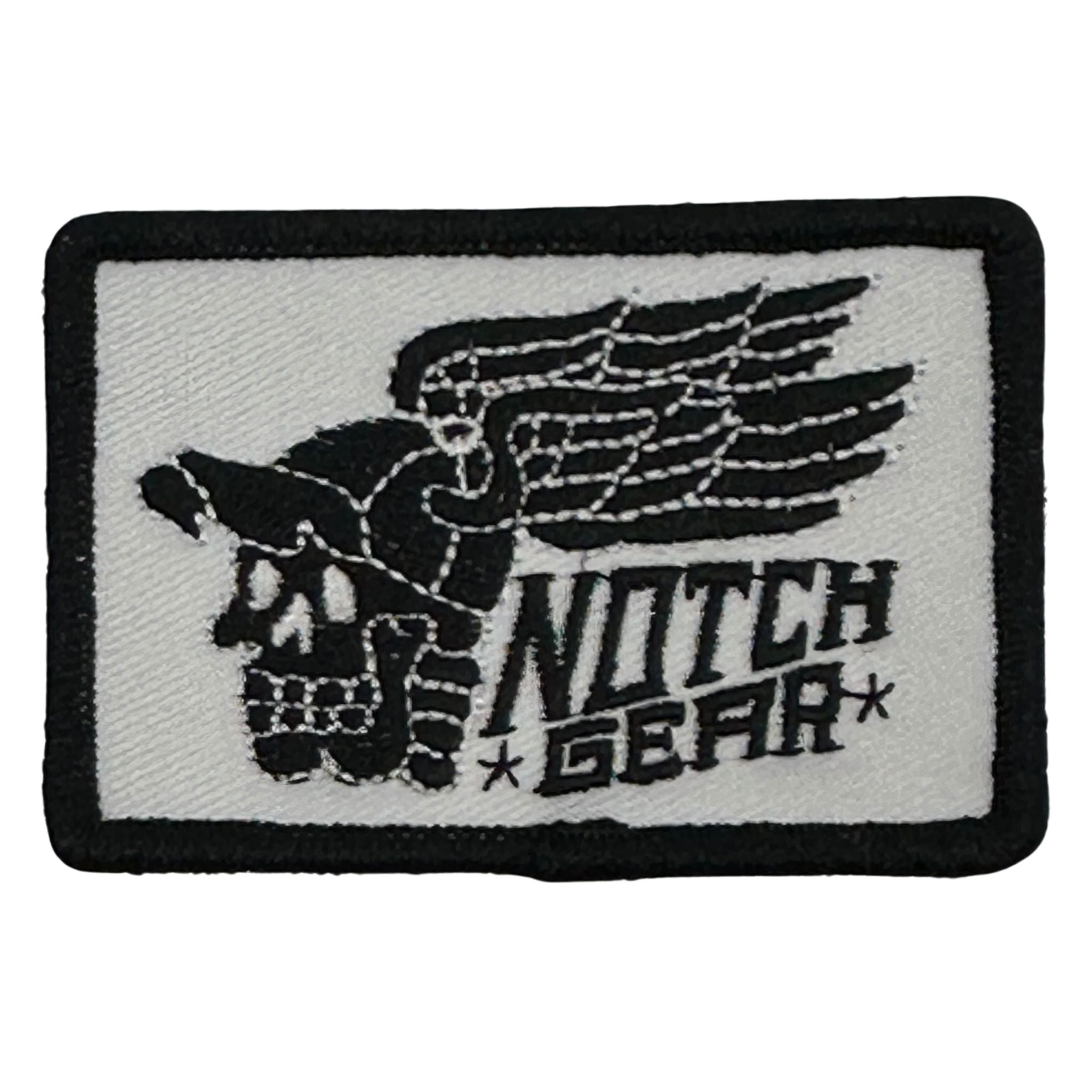Notch El Muerto Patch - Black-White | Notchgear.com