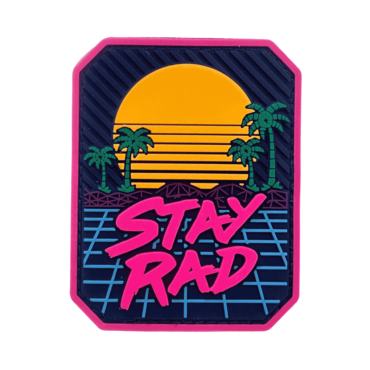 Stay Rad PVC Morale Patch - Full Color| Notchgear.com