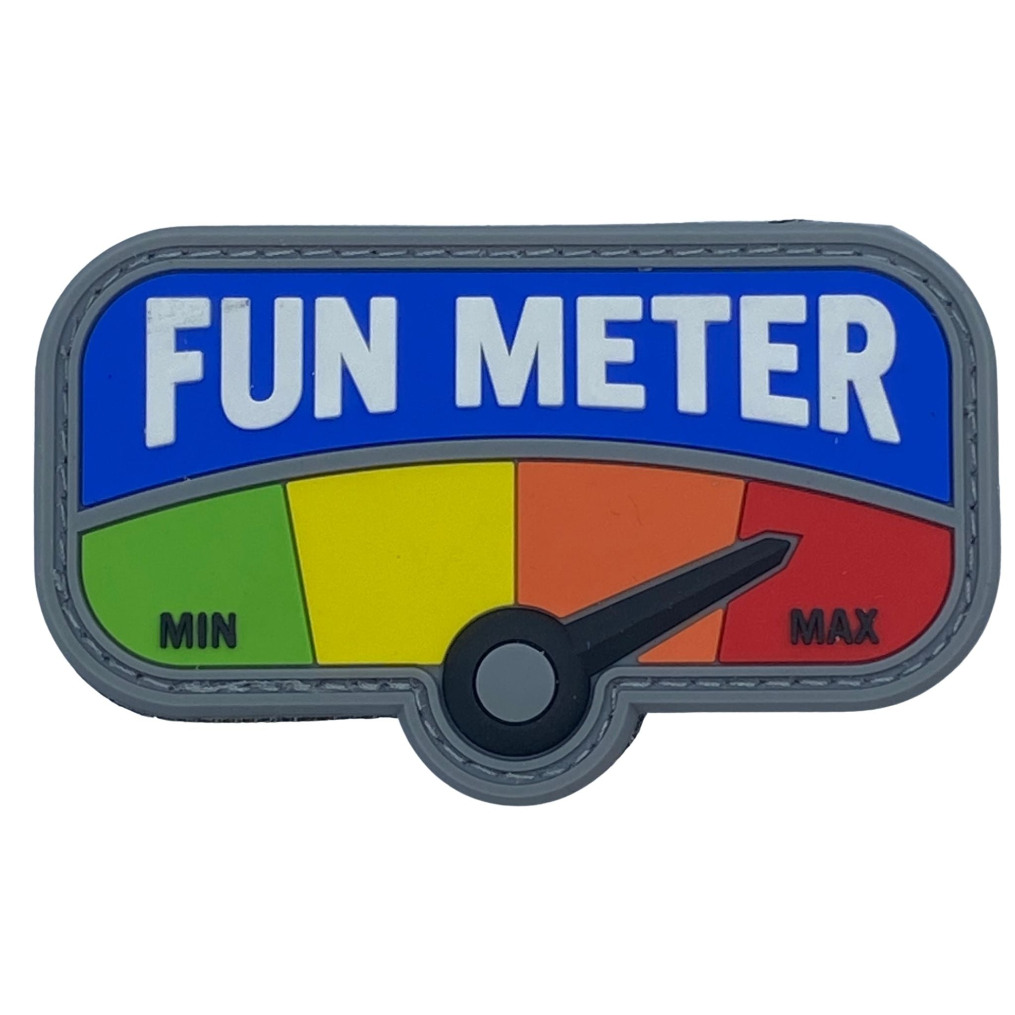 Fun Meter 3in PVC Patch- Full Color| Notchgear.com