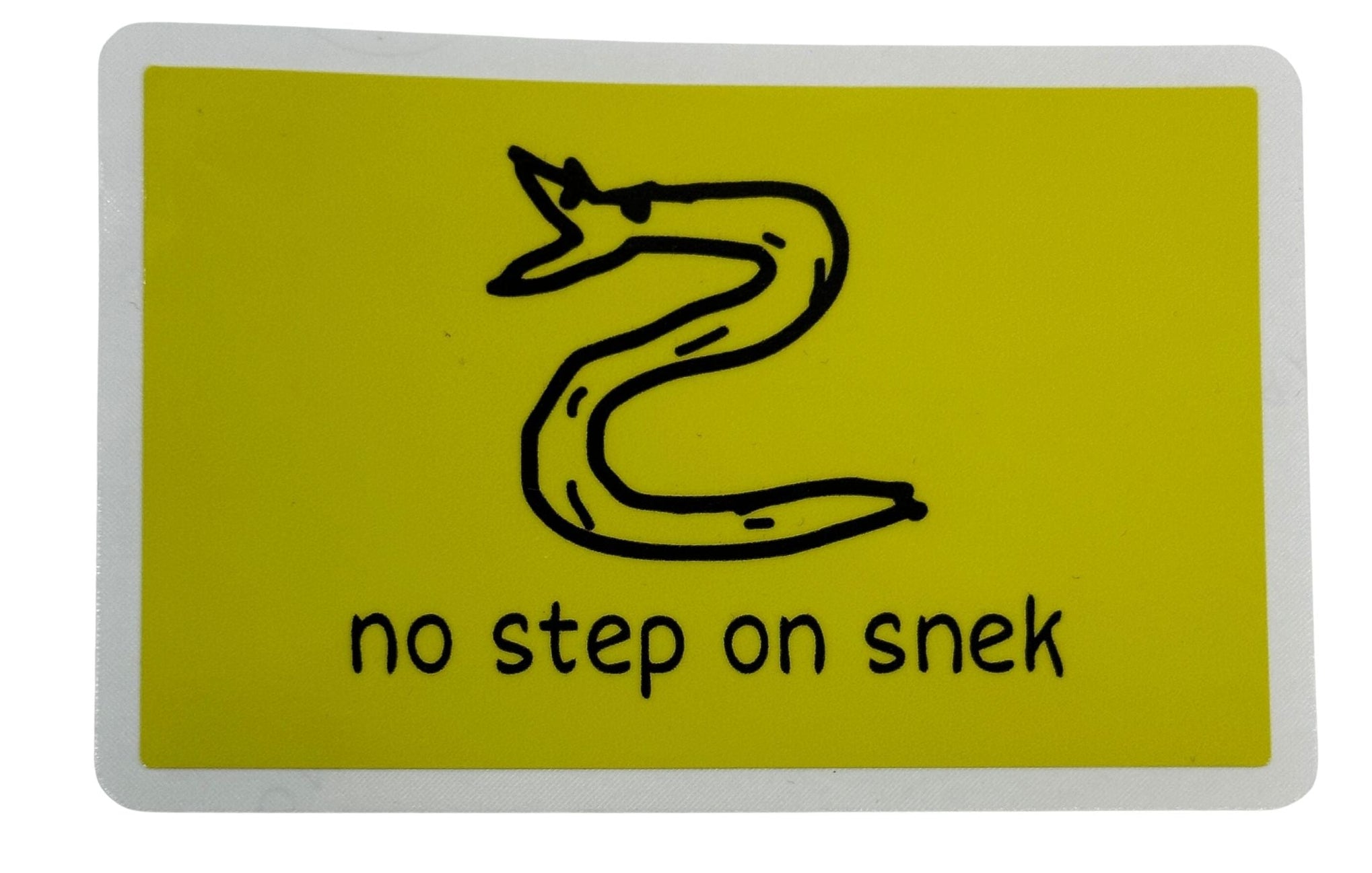 No step on snek Decal - Full Color | Notch