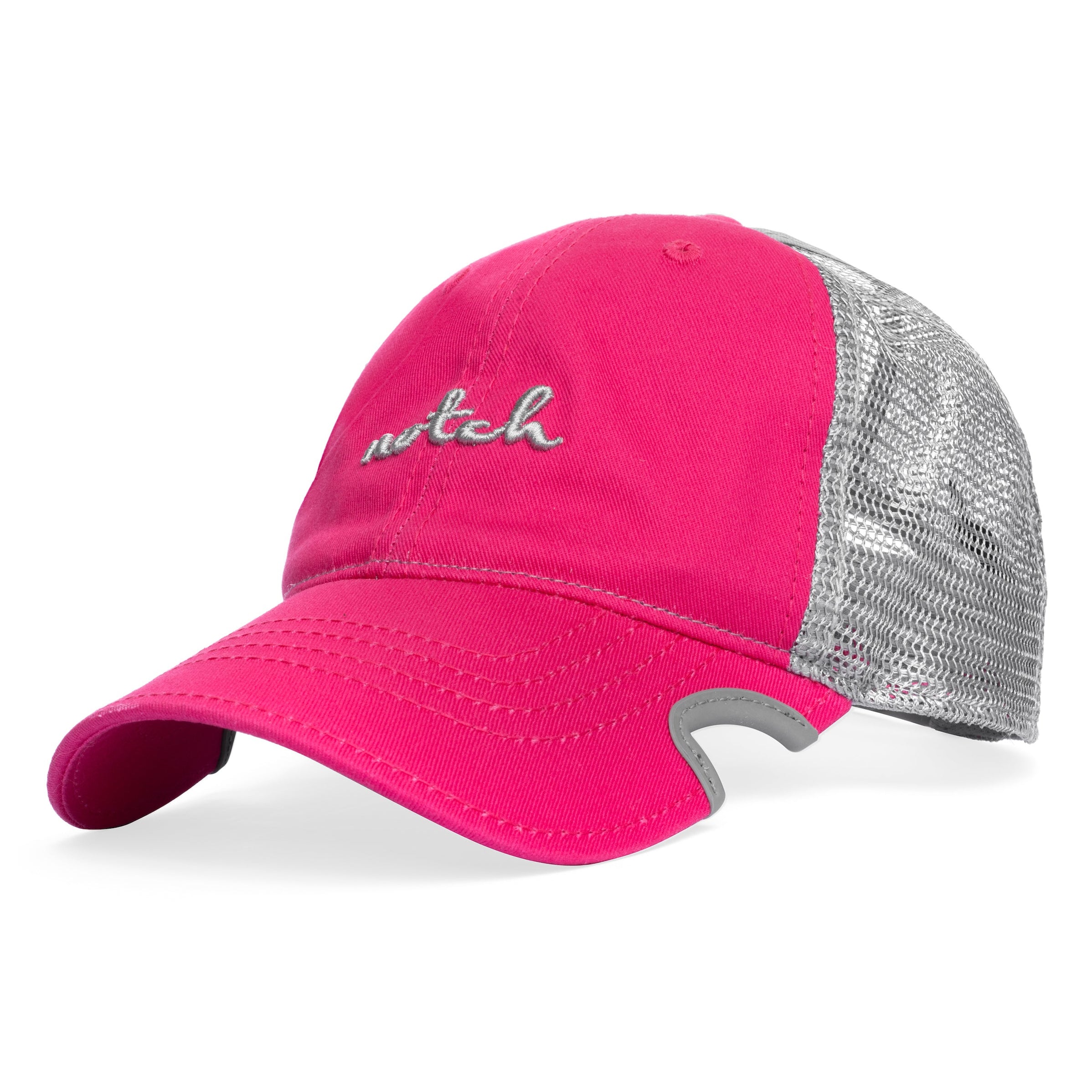 Notch Classic Adjustable Hot Pink/Grey Ponytail | Notch