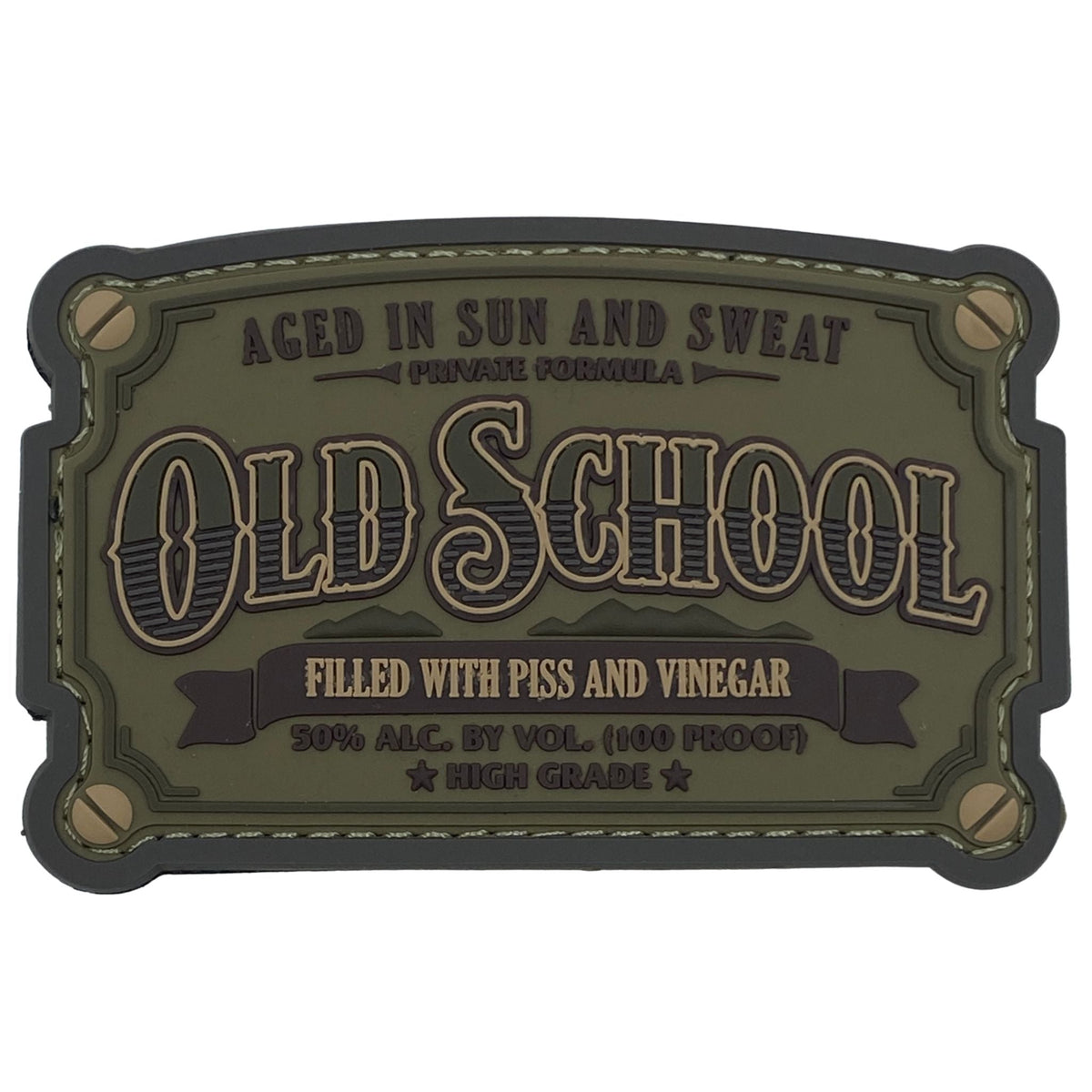 Old School PVC Patch - Color : Desert| Notchgear.com