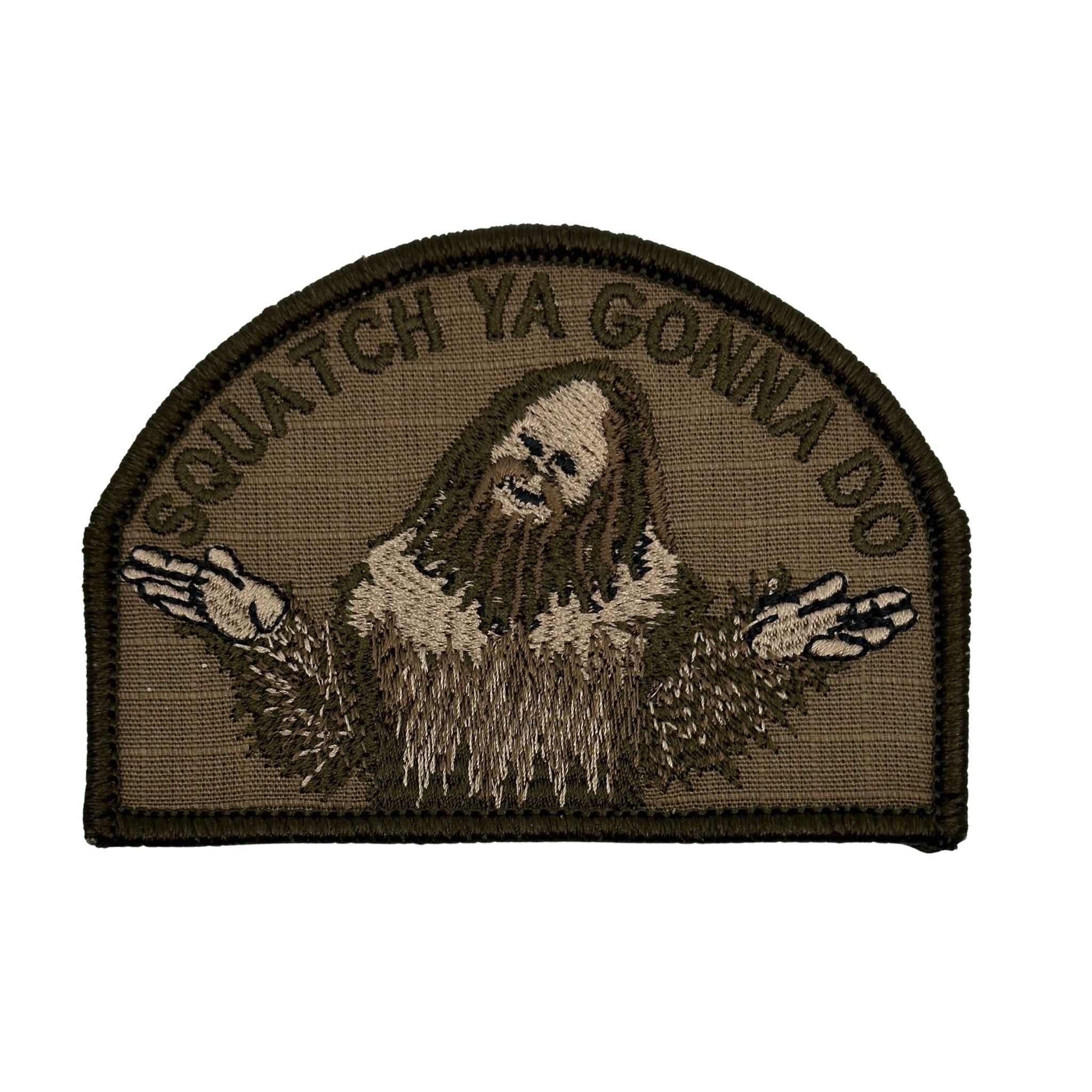 Squatch Ya Gonna Do Patch - Coyote Brown | Notch