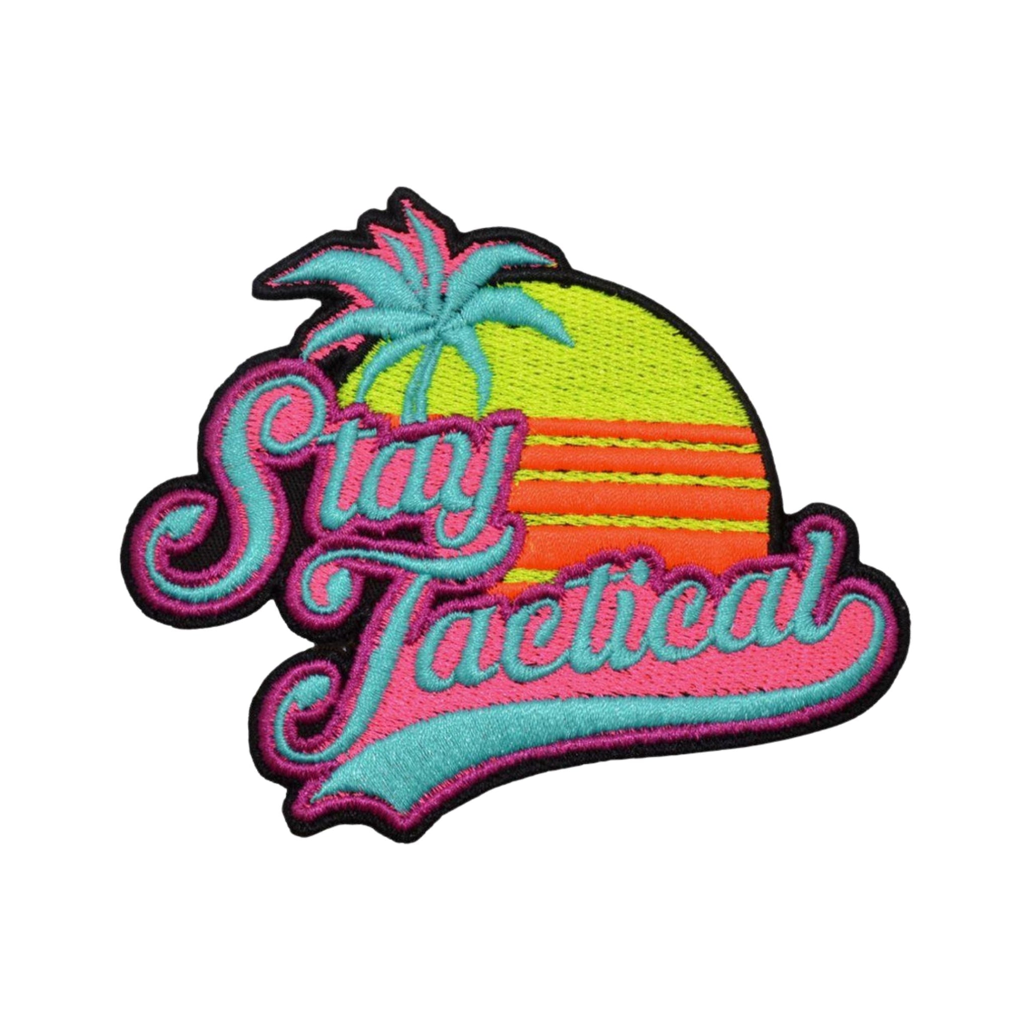 Stay Tactical Synthwave Patch | Notch