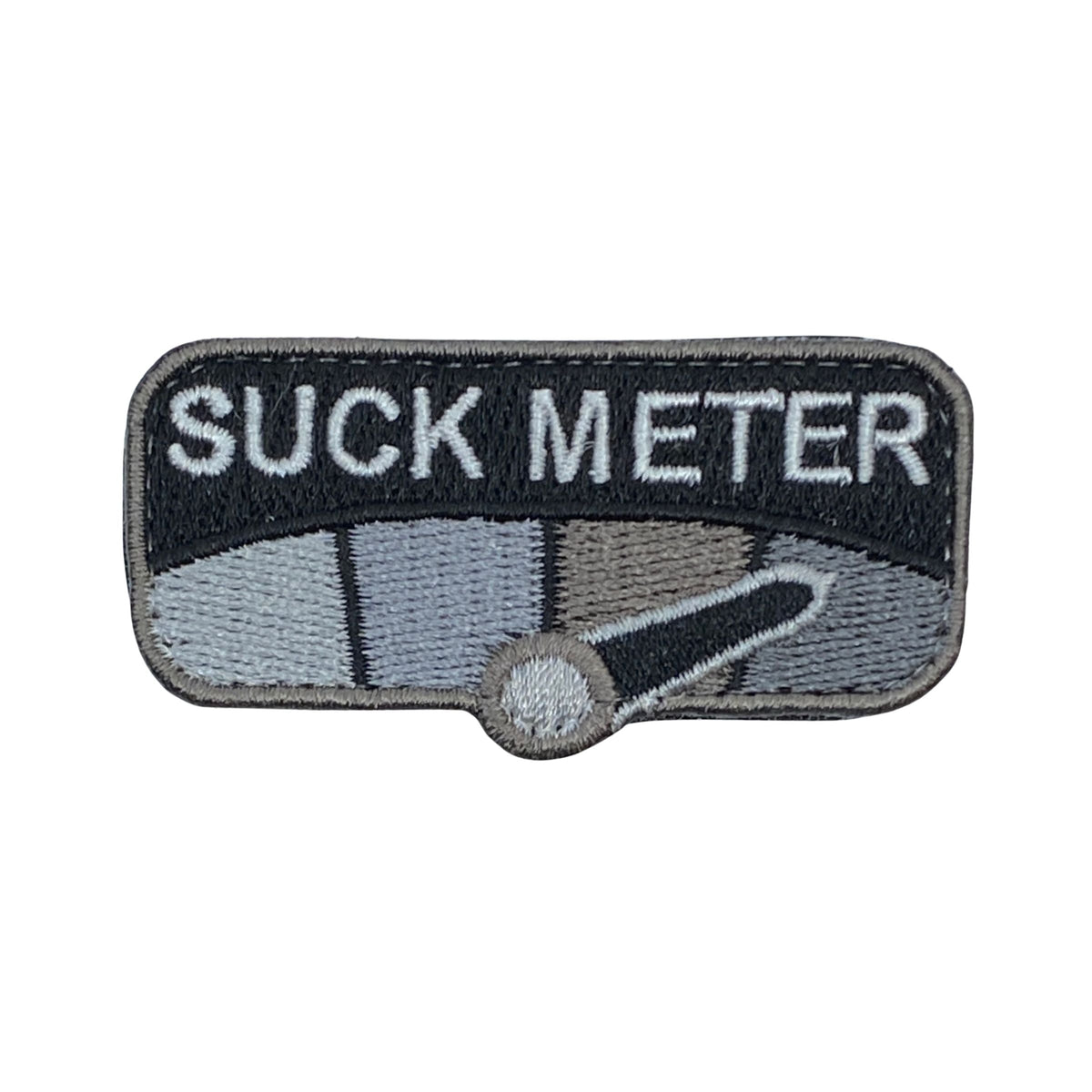 Suck Meter Patch - Black-White | Notch